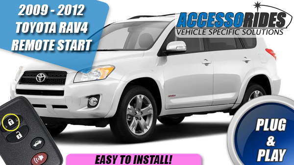 2009 - 2012 Toyota RAV4 Remote Starter Plug & Play Kit for Push Start ...