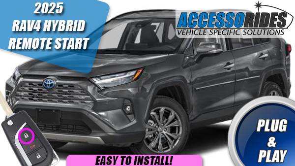 2025 Toyota RAV4 HYBRID Remote Starter Plug & Play Kit for Flip / Key ...