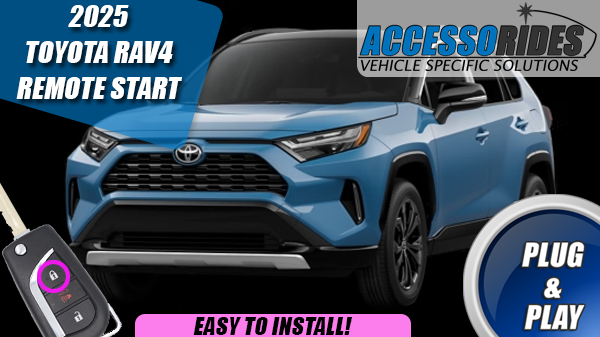 2025 Toyota RAV4 Remote Starter Plug & Play Kit for Flip / Key H Key S ...