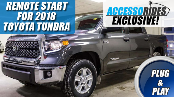 Remote Start for Toyota Tundra 2018 2019 Plug & Play - KEY START ...