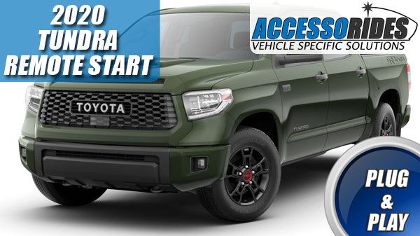 Remote Start for 2020 - 2021 Toyota Tundra - Plug & Play - KEY START ...