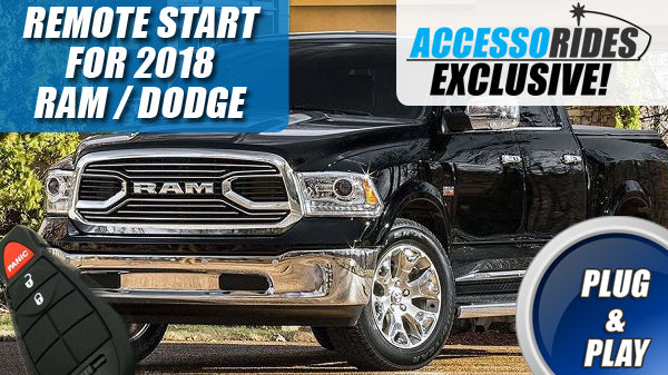 Dodge Ram 1500 2500 3500 Remote Start Kit 2018 (and 2019 1500 CLASSIC ...