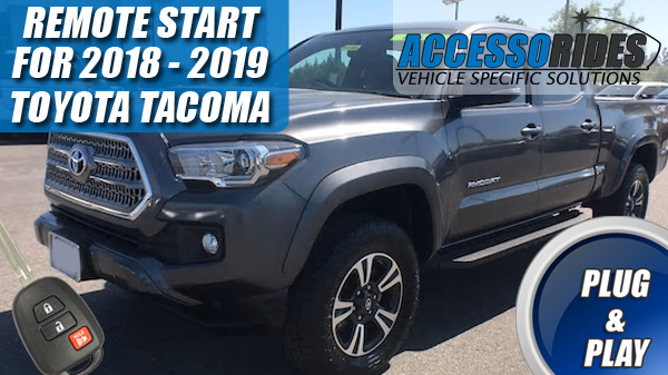 Remote Start for Toyota Tacoma 2018 - 2020 - Plug & Play - H KEY START ...