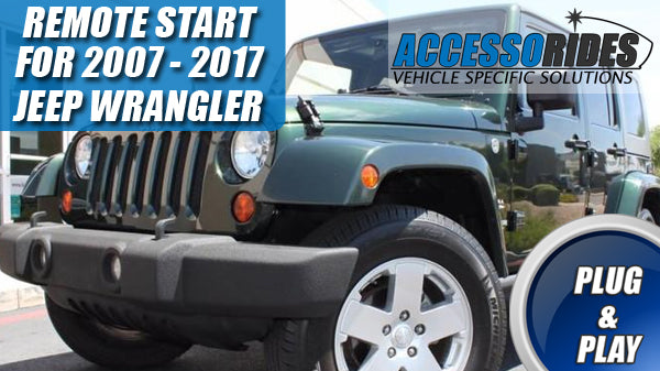 Remote Start for Jeep Wrangler JK 2007 - 2017 Plug & Play - KEY START ...